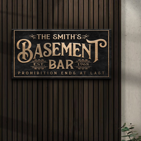 Custom Basement Bar Sign – Lovecup.com