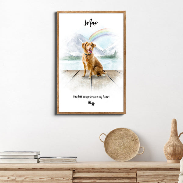 Pet Memorial Rainbow Bridge Sign – Lovecup.com