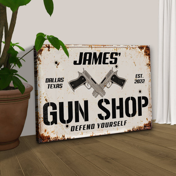 Gun Shop Sign III – Lovecup.com