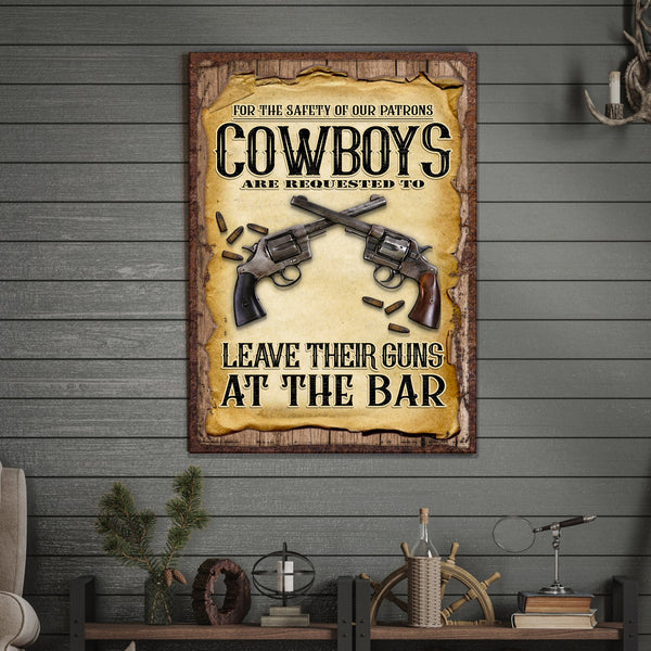 Cowboy Safety Sign – Lovecup.com